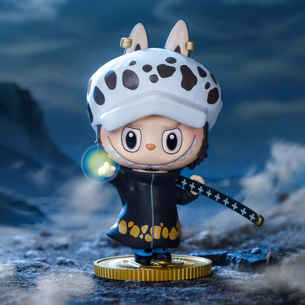Figura Labubu x One Piece - Trafalgar Law - Labubu Originale Italia